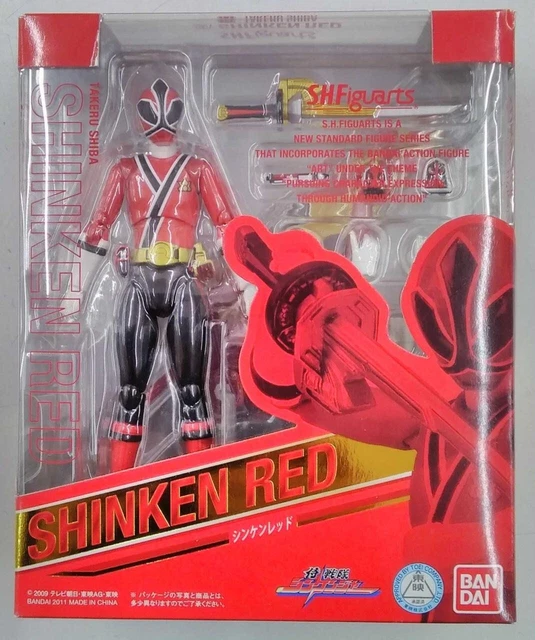 BANDAI POWER RANGERS Super Chojin Sentai Jetman S.H.Figuarts RED HAWK ...