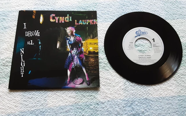 CYNDI LAUPER - I Drive All Night Dutch 7" manche simple photo EUR 2,37 ...