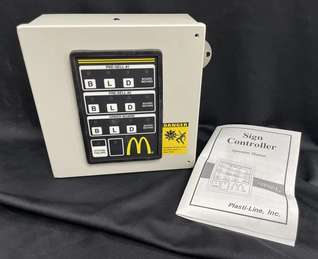 Mcdonalds Drive Thru Sign Controller £59590 Picclick Uk