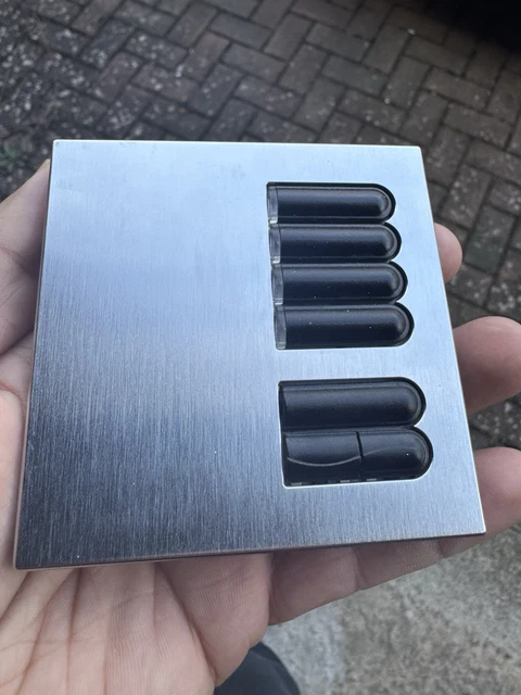 LUTRON EGRX-4S-WH KEYPAD Dimmer Switch With Satin Nickel Faceplate £71. ...