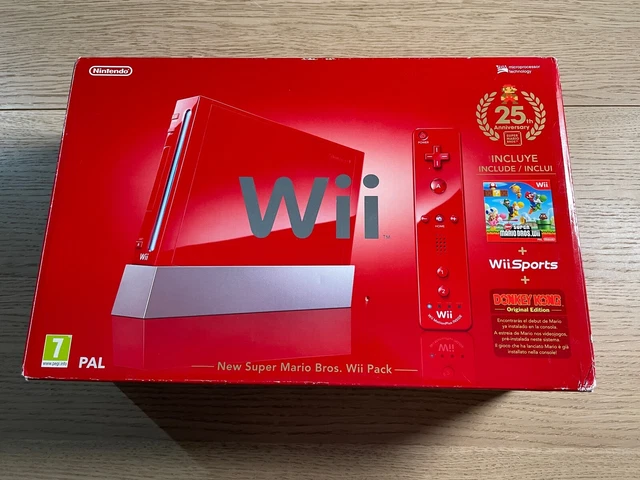 NINTENDO WII CONSOLE 25th Anniversary Super Mario Bros - funzionante ...