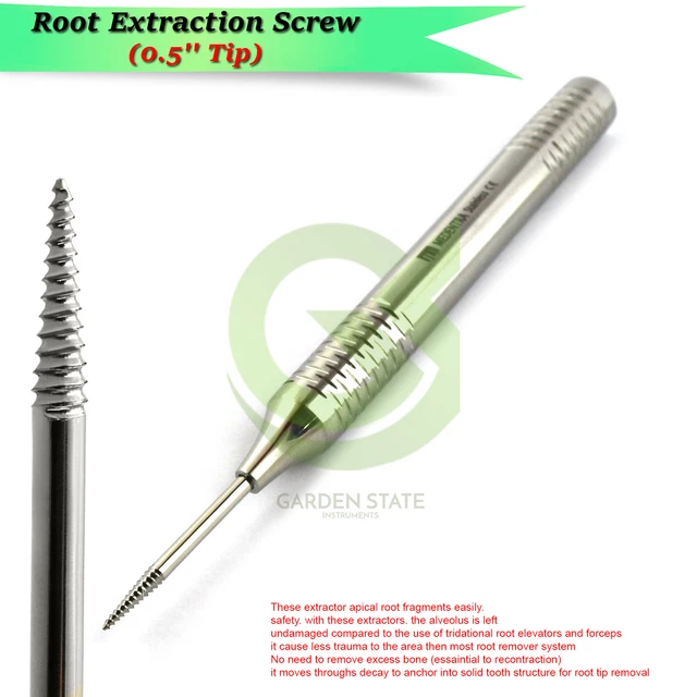 DENTAL PERIOTOME EXTRACTOR Screw Socket Root Extraction Elevator Non ...