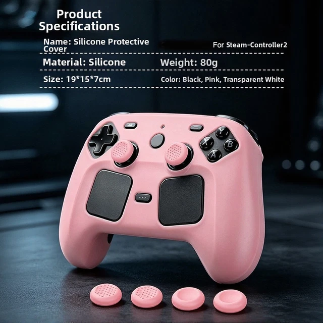 TEXTURED SILICONE SLEEVE for Steam Controller 2 - Improved Control Grip ...