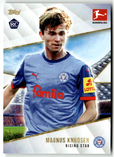 TOPPS SUMMER SIGNINGS Bundesliga 2024 Magnus Knudsen Rookie Rising Star ...