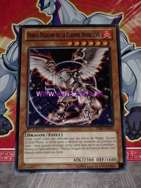 CARTE YU GI OH HORUS DE LA FLAMME NOIRE LV6 YSKR-FR020 EUR 1,20 - PicClick FR