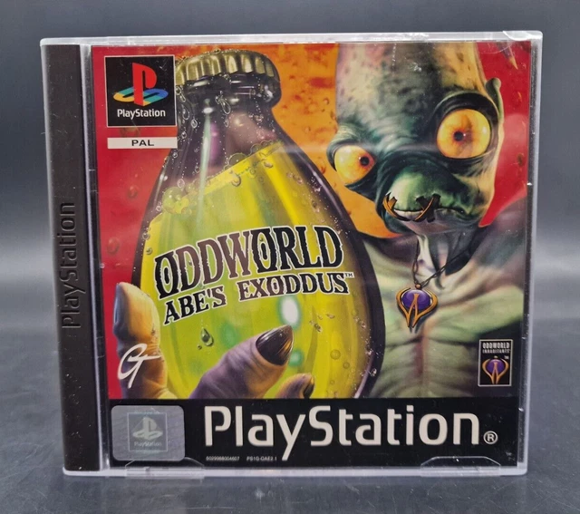 Oddworld Abes Exoddus Sony Playstation 1 Ps1 Complet Pal
