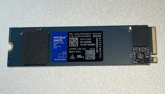 SSD WD 500 GB Nvme sn570 m.2 wds500g3b0c-00azn0 EUR 46,51 - PicClick IT