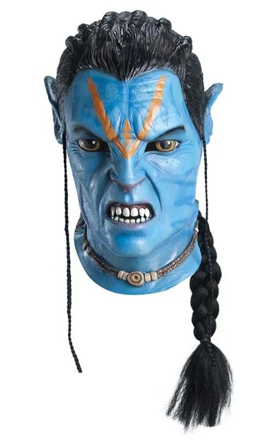 LICENSED AVATAR JAKE Sully Overhead Latex Costume Mask Fancy Dress ...