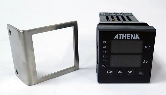 ATHENA 16CBS031 TEMPERATURE/PROCESS CONTROLLER DIN PANEL MOUNT w ...