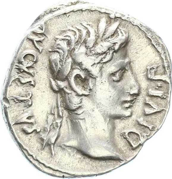 RÖMISCHE KAISERZEIT AUGUSTUS Denar 8/7 v. Chr. Lugdunum ss+ EUR 858,24 ...