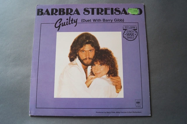 BARBRA STREISAND & Barry Gibb - Guilty (Vinyl Maxi Single) (V-4114) EUR ...