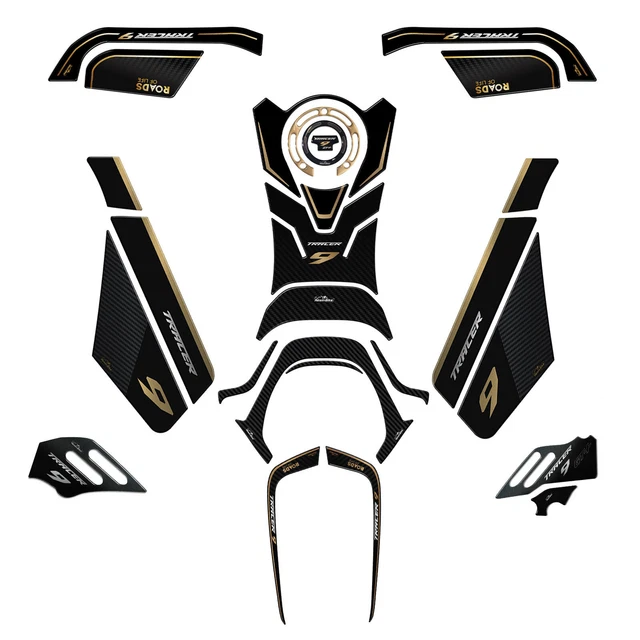 YAMAHA TRACER 9 GT+ Plus 2024 Full Gold Compatible 3D Motorcycle ...