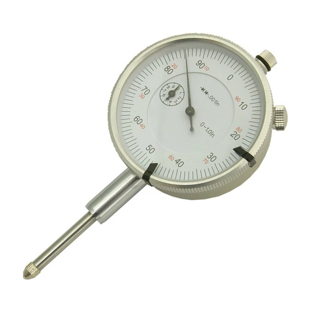 1& DIAL INDICATOR Imperial Plunger Gauge Measure DTI Lug-Back Gage ...