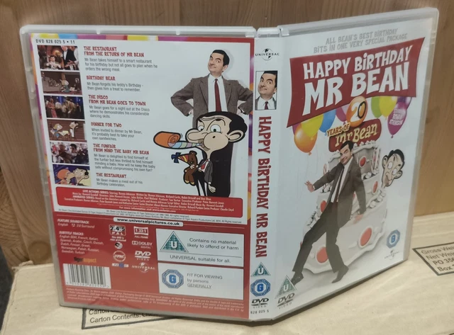 HAPPY BIRTHDAY MR Bean 20 Years Of Mr Bean Comedy Dvd Rowan Atkinson ...