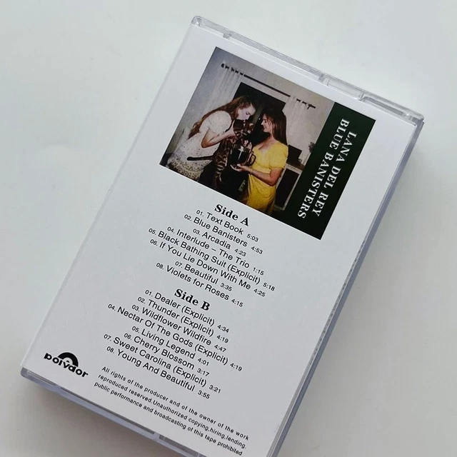 LANA DEL REY Blue Banisters Retro Album Tape Sealed Cassettes $25.16 ...