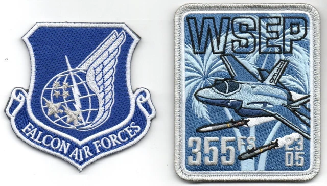 USAF 355TH FIGHTER Squadron F-35 patches set on ve/cro EUR 20,00 - PicClick IT