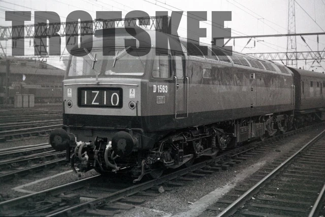 35MM NEGATIVE BR British Railways Diesel Class 47 D1563 Crewe 1965 £4.20 - PicClick UK