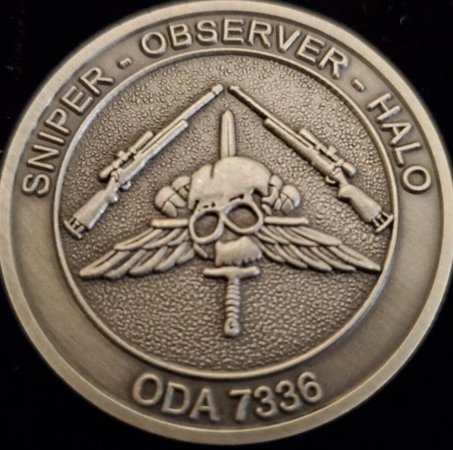 7TH SPECIAL FORCES Group Airborne C/3rd Bn ODA-7336 Sniper Halo ...