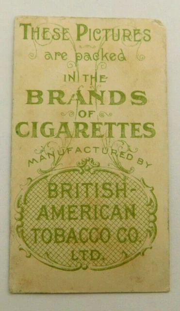 1903 BRITISH AMERICAN Tobacco Co. BAT Cigarette Card Beauties - Water ...