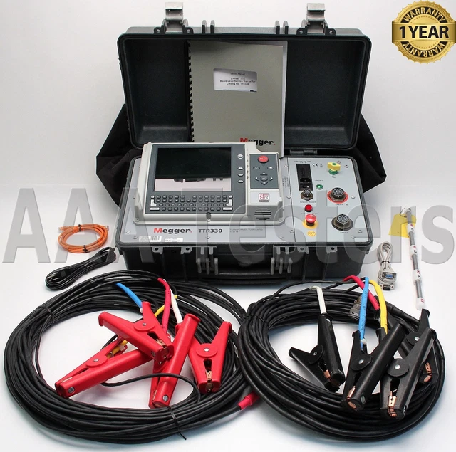 MEGGER TTR330 THREE Phase Transformer Turns Ratio Tester TTR 330 EUR 16 ...