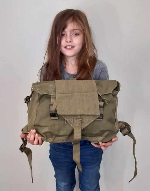 WW2 KHAKI SOLDIERS Military Kit Bag or Satchel - Original World War Two ...