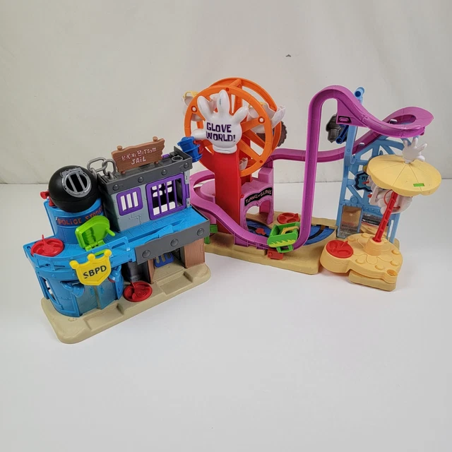 FISHER PRICE IMAGINEXT SpongeBob Squarepants Glove & Bikini Bottom Jail ... FISHER PRICE IMAGINEXT SpongeBob Squarepants Glove & Bikini Bottom Jail ...