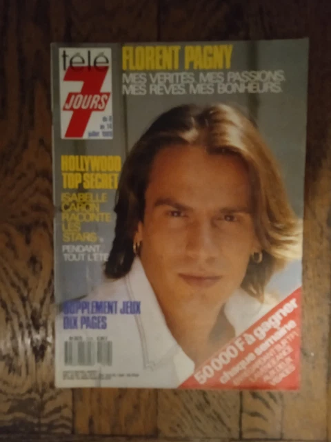 MAGAZINE TÉLÉ 7 jours de 1989 - Florent Pagny EUR 5,00 - PicClick FR