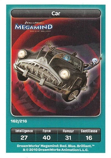 CARTE CARREFOUR DREAMWORKS - Megamind - Car N°162 EUR 1,00 - PicClick FR