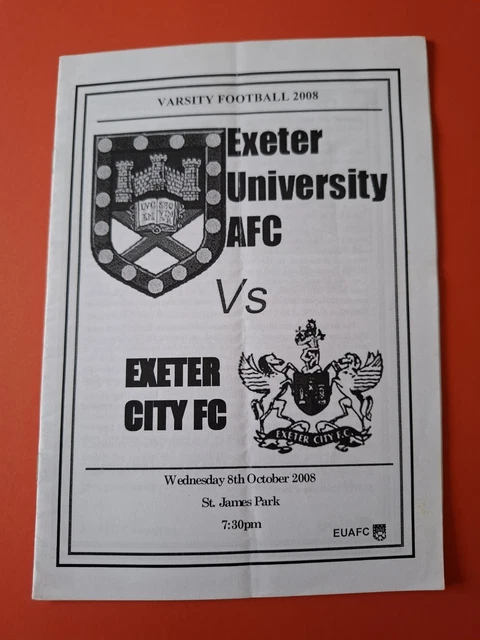 EXETER CITY PRESEASON Football Programmes £3.29 - PicClick UK