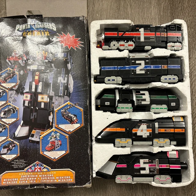 POWER RANGERS LIGHTSPEED Rescue Super Train Megazord Boxed £25.00 ...