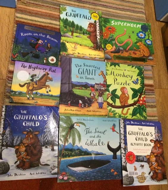 JULIA DONALDSON PICTURE book Collection Books Set Gruffalo's Child ...