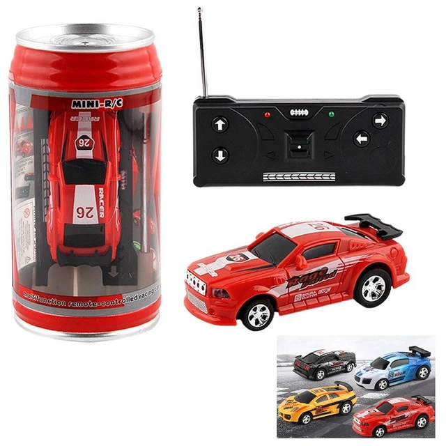 MINI COKE CAN Car Speed RC-Radio Remote Control Micro Racing Car Kids ...