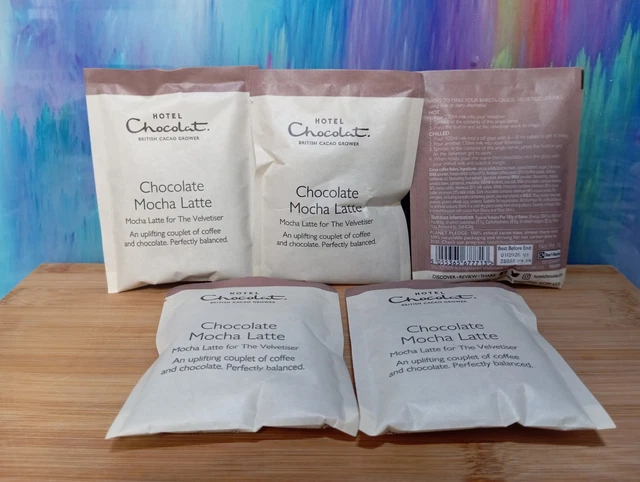 HOTEL CHOCOLAT CHOCOLATE Mocha Latte Sachets X5 £4.38 - PicClick UK