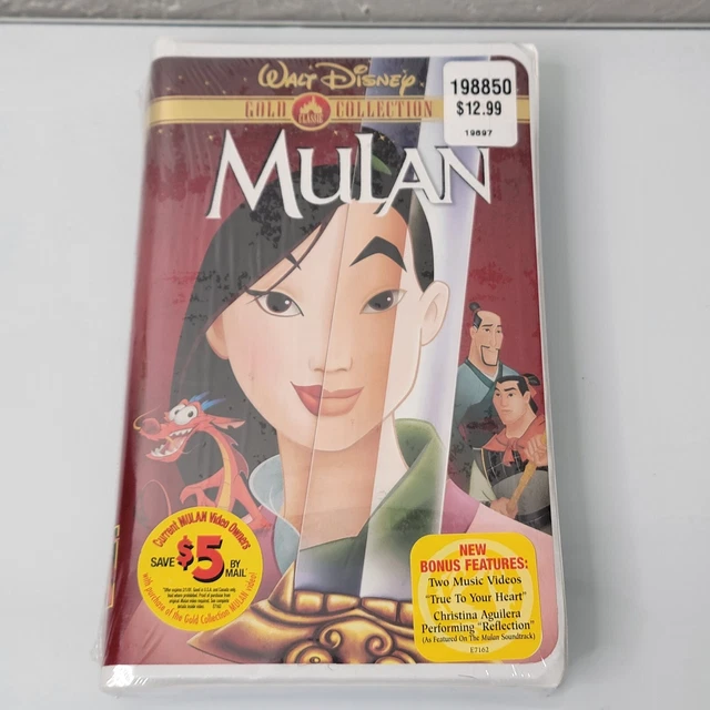 WALT DISNEY CLASSIC Gold Collection Mulan Movie VHS NEW Sealed $13.70 ...