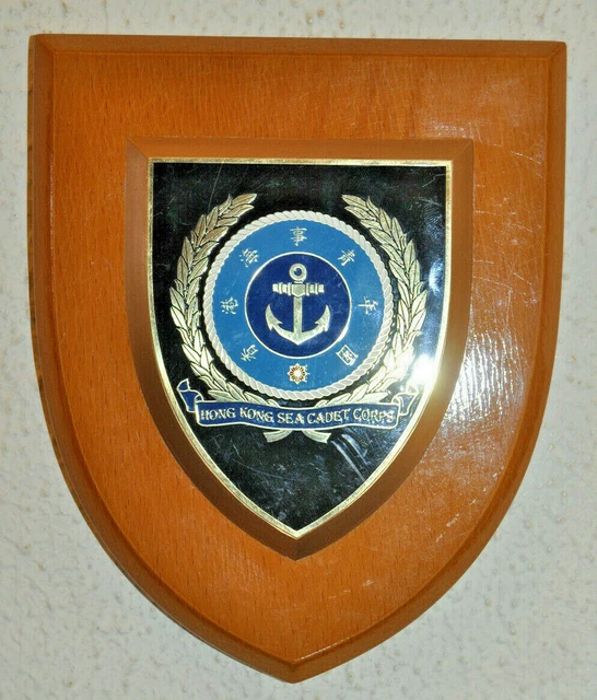 HONG KONG SEA Cadet Corps shield plaque crest HKSCC £40.00 - PicClick UK