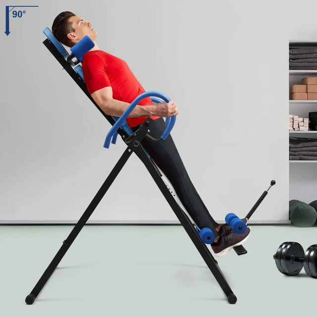 INVERSION TABLE THERAPY Teeter Lower Exercise Back Pain Relief Hang up ...