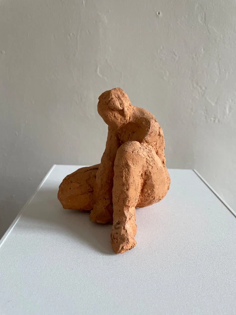 SCULPTURE TERRE CUITE Femme pièce unique EUR 120,00 - PicClick FR