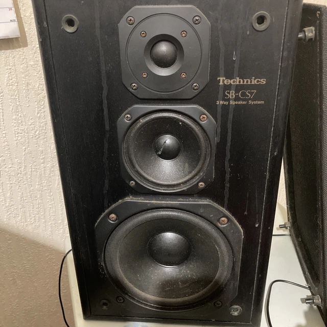 TECHNICS SB-CS7 3 Way Speakers £20.00 - PicClick UK