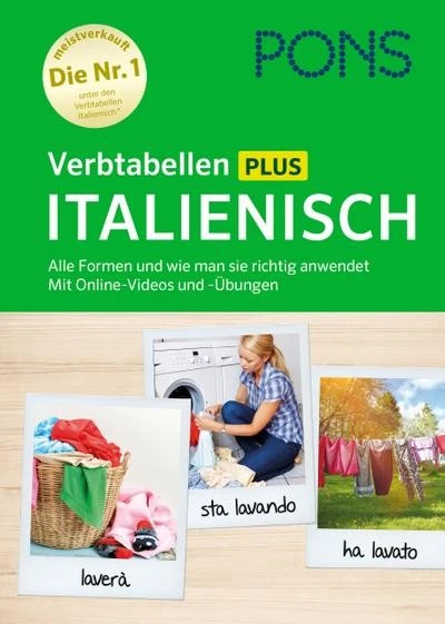 PONS VERBTABELLEN PLUS Italienisch: Alle Formen und wie man sie richtig ...