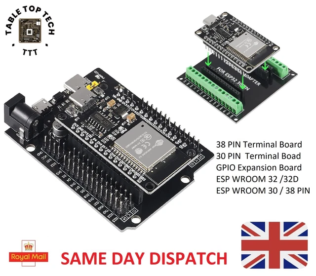 Esp32 Wroom 32 Development Board Dual Core Wifi Bt Usb Type C Micro Nodemcu £5 59 Picclick Uk