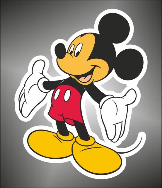 AUFKLEBER MICKY MAUS Mickey Mouse DECAL STICKER EUR 2,00 - PicClick DE