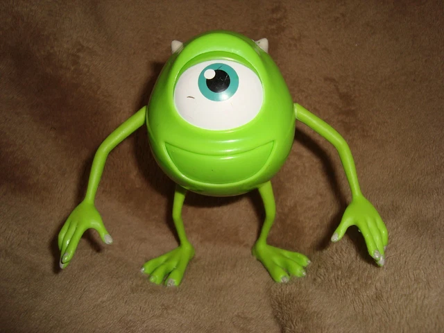DISNEY MONSTERS INC Mike Spin Master Action Figure PVC 4.5" tall $14.99 ...