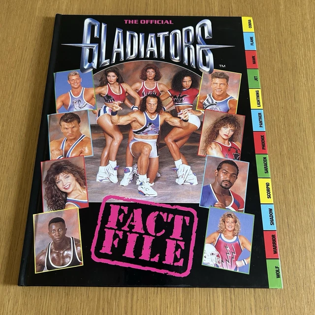 THE OFFICIAL GLADIATORS Fact File Book 1992 Vintage Original 1st Series ...