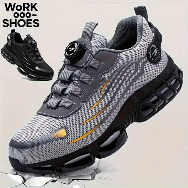 UK MENS LIGHTWEIGHT Safety Trainers Steel Toe cap Women Work Shoes ...