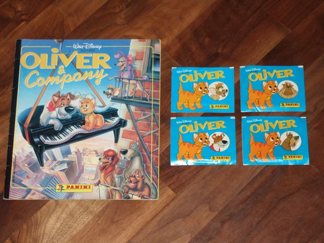 DISNEY'S OLIVER & Company Complete Panini Sticker Album & more!!... £99 ...