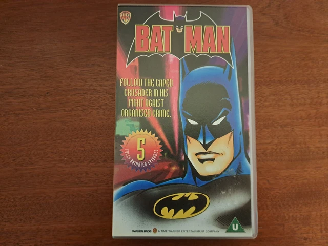 WARNER BROS BATMAN Vhs Video 5 Animated Episodes £3.99 - PicClick UK