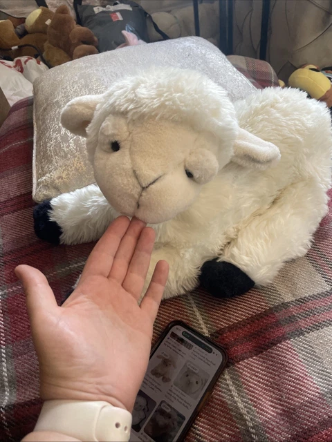 KEEL TOYS SIMPLY Soft Collection Lamb Sheep Comforter Soft Toy Plush ...