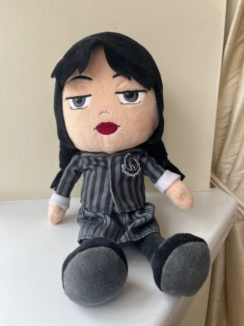 WEDNESDAY ADAMS PLUSH Toy In School Uniform 32cm £6.52 - PicClick UK