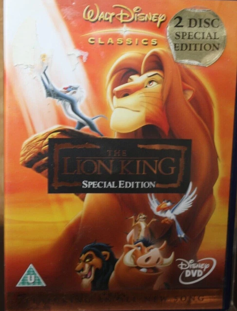 THE LION KING 2 Disc Special Edition DVD RESURFACED DISC SO SCRATCH ...