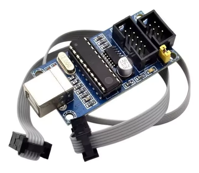 USBTINYUSP USB ISP Downloader Programmer for AVR, Arduino, Bootloader ...